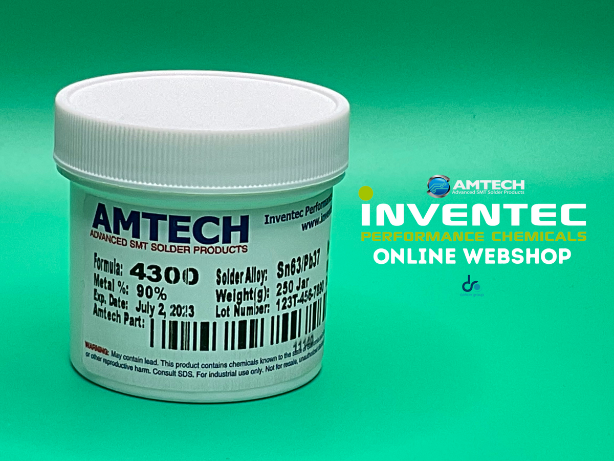AMTECH 4300 Sn63/Pb37 T3 90% – InventecPerformanceChemicals