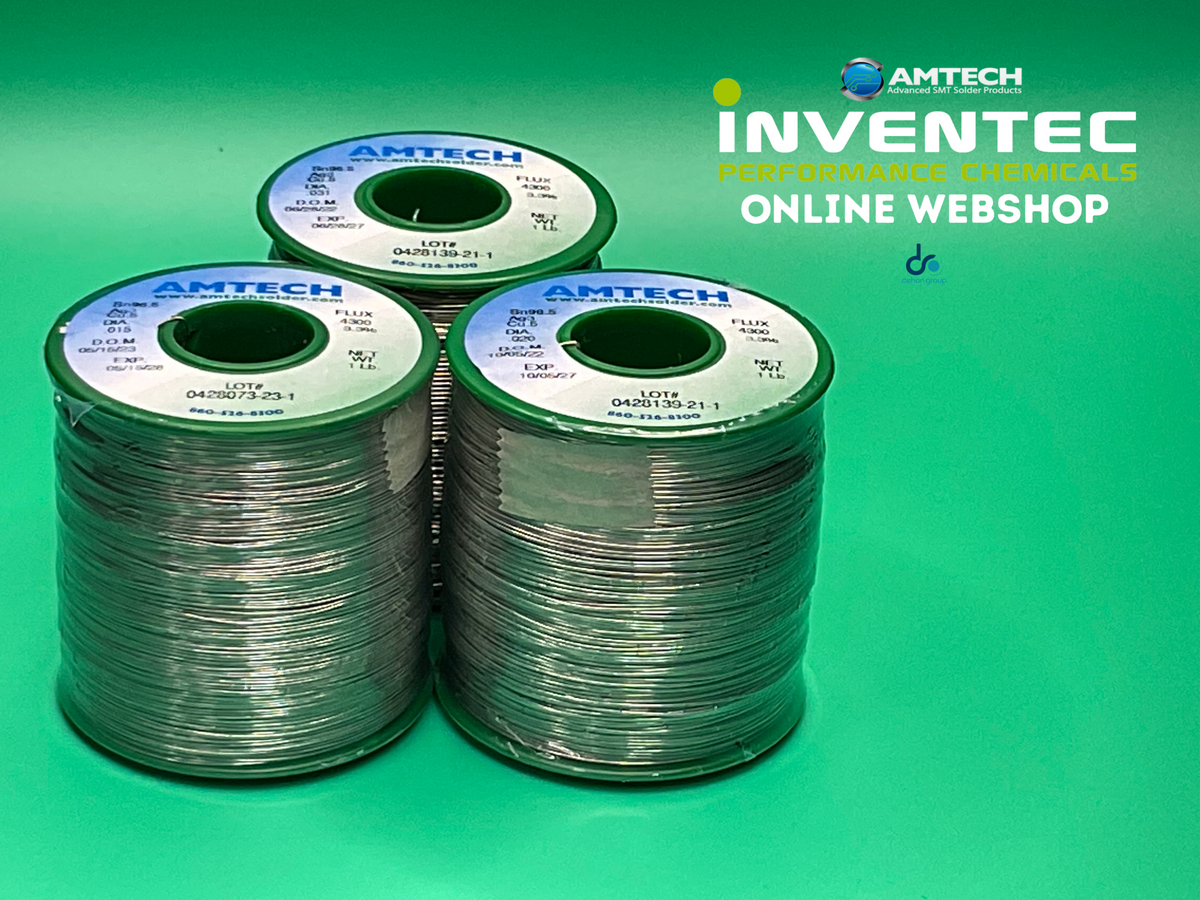 AMTECH LF-4300 Sn96.5/Ag3.0/Cu0.5 CORE WIRE 3.3% Flux ...